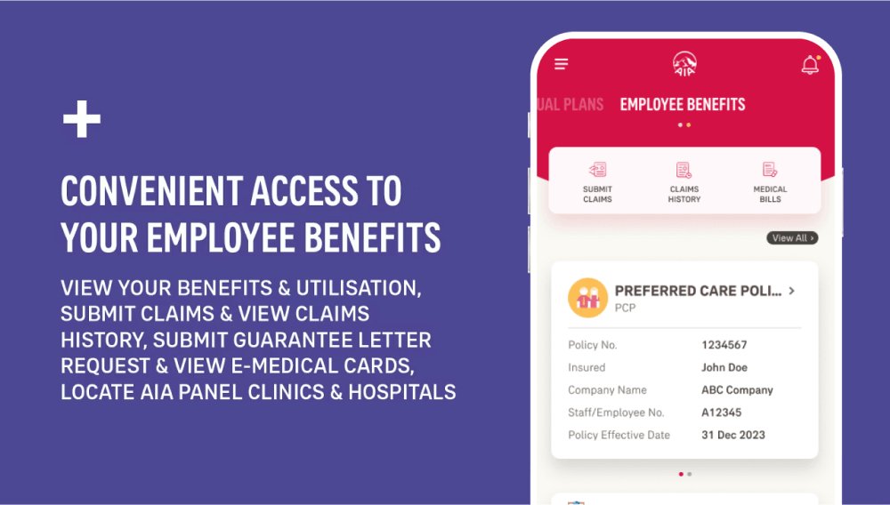 AIA+ App | All-in-One Insurance Mobile App