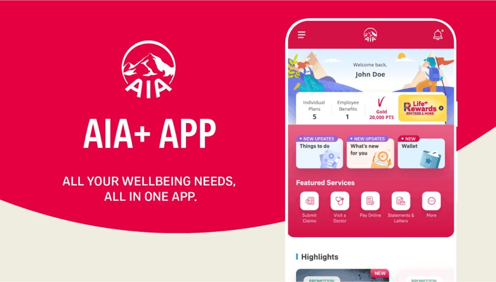 AIA+ App | All-in-One Insurance Mobile App